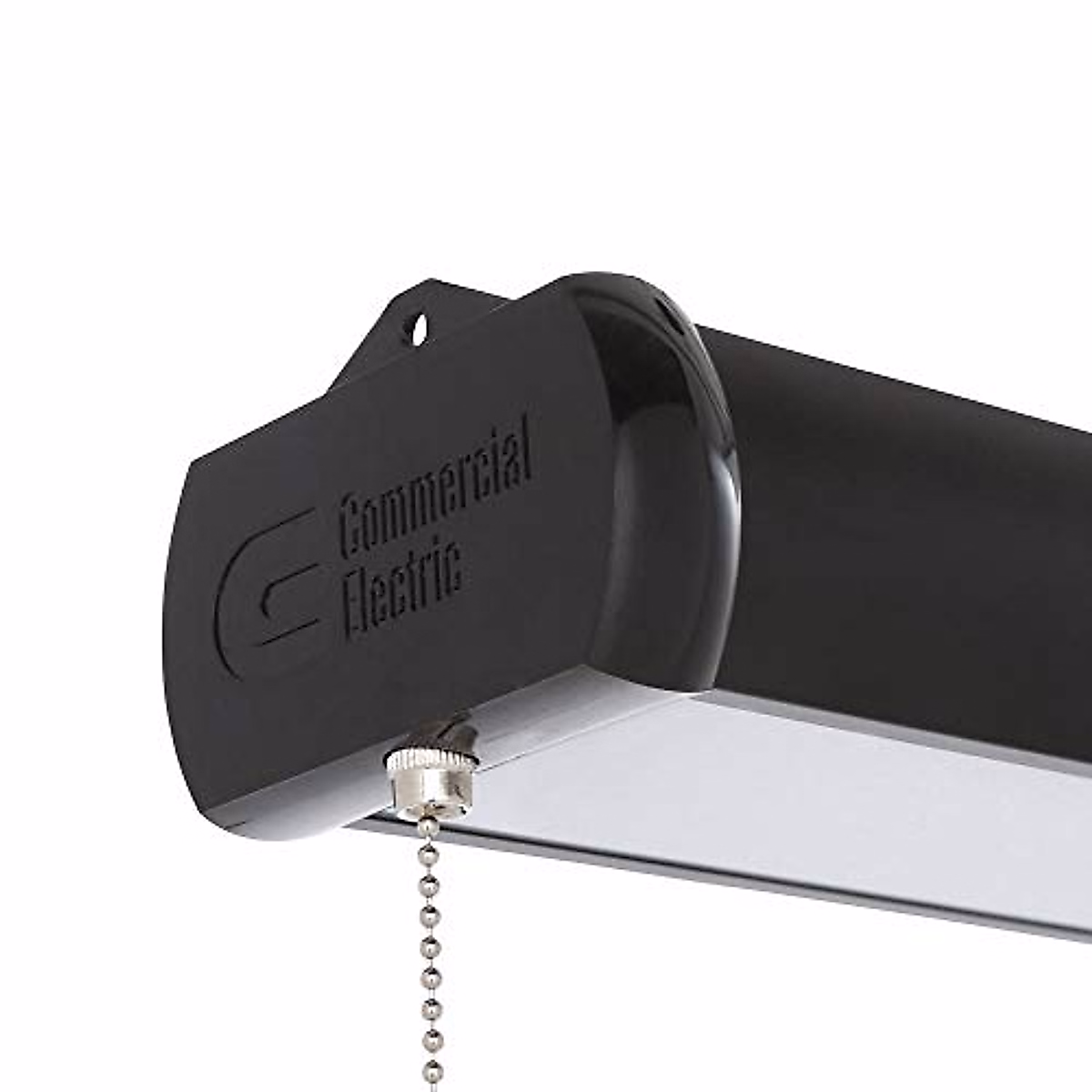 Commercial Electric 3 ft. LED Black Shop Light