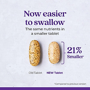 New Chapter Men's Multivitamin 40 plus for Energy, Heart, Prostate + Immune Support with Fermented Nutrients - Every Man's One Daily 40+, Made with Organic Vegetables & Herbs, Non-GMO - 72 ct