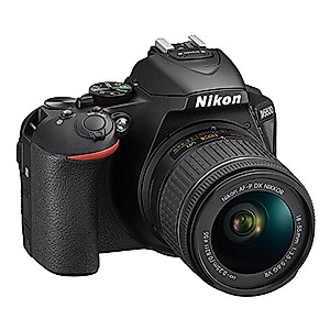 Nikon D5600 DX-format Digital SLR w/ AF-P DX NIKKOR 18-55mm f/3.5-5.6G VR, Touchscreen, Wi-Fi, Bluetooth (Renewed)