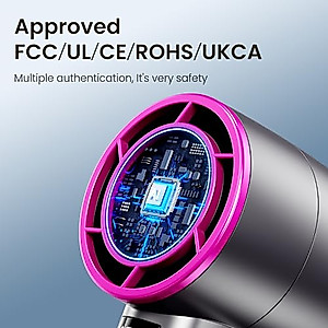 BURLAN Handheld Fan [Quickly Cooling Down], Small Portable Fan, Battery Operated Fan [13-30 Working Hours], Rechargeable Mini Fan with USB, Pocket Hand Fans for Makeup, Travel Camping outdoor (Black)