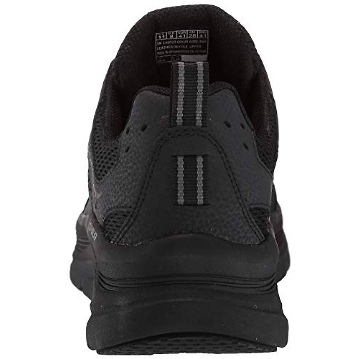 Skechers womens D'lux Walker-infinite Motion Sneaker, Black, 6 US