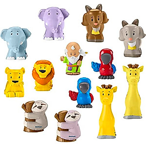 Fisher-Price Little People Toddler Toy Noah’S Ark Playset with 12 Animals and Noah Figure, Baptism Gift for Ages 1+ Years [Amazon Exclusive]