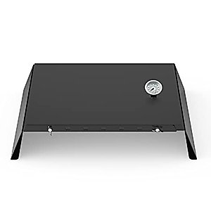 Skyflame Universal Stainless Steel Pizza Oven Kit with 20-30 inch Adjustable Width, Grill Top Pizza Oven Box for Most Gas Grills/Pellet Grill Conversion Kit