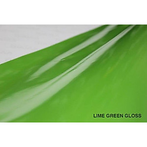 VViViD Lime Green Gloss 60 Inches x 1 Foot Car Wrap Vinyl Roll with Air Release 3MIL-VViViD8