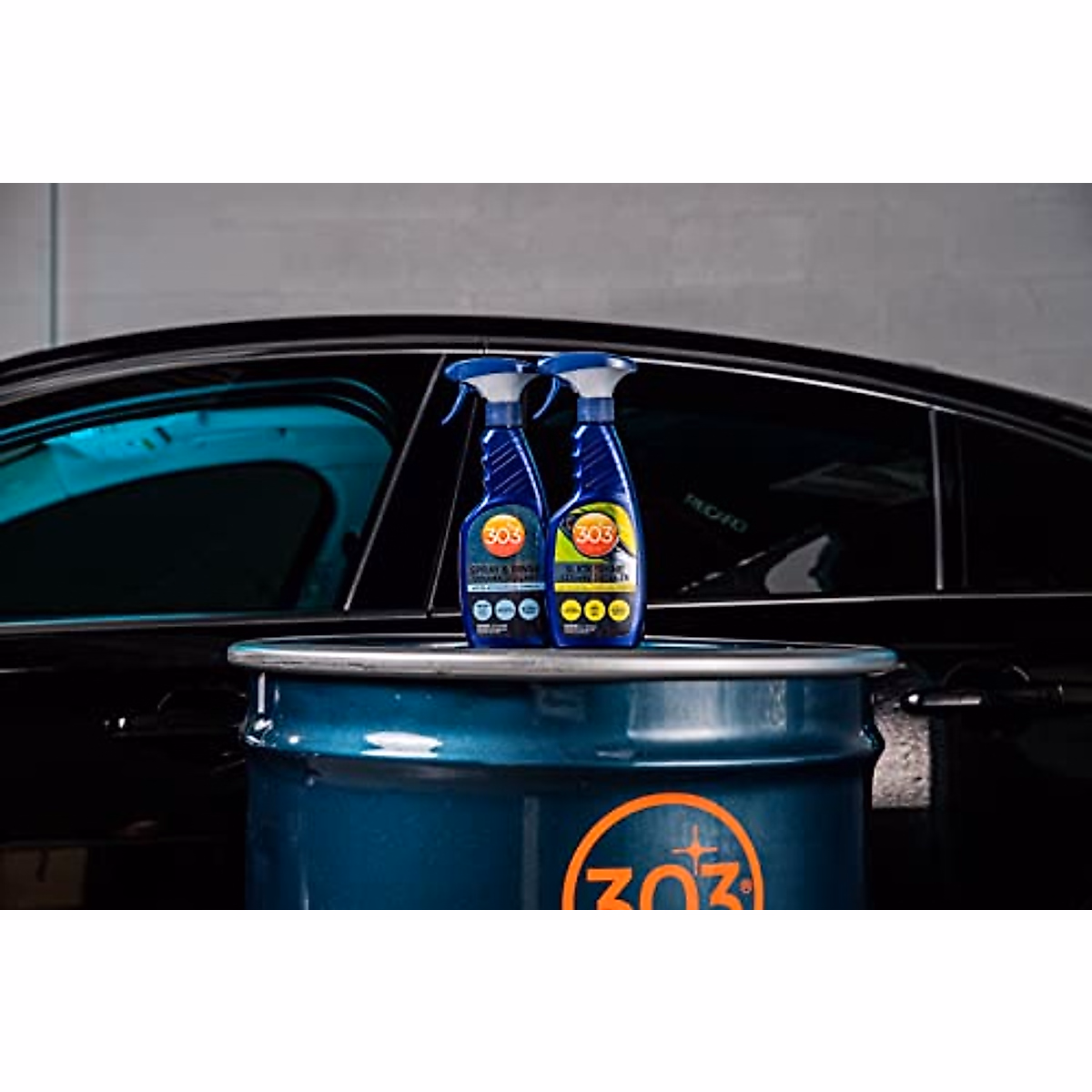 303 (30265 Slick Shine Ceramic Detailer - SiO2 and Carnauba Infused Ceramic Coating - Premium Ceramic Detailing Spray - Increases Shine and Gloss - Works on Paint, Glass, and Wheels - 16Oz