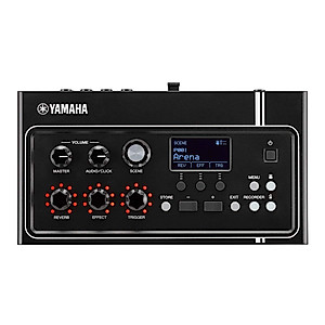 Yamaha EAD10 Electronic Acoustic Drum Module with Acoustic Drum Microphone System, Interconnect Cables and Power Supply with Yamaha DT-50S Dual-zone Snare/Tom Trigger with Die-cast Metal Housing