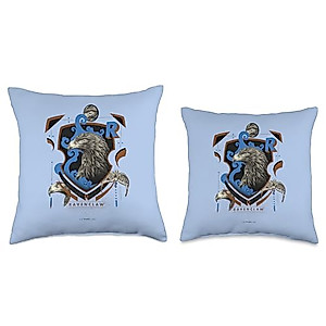 Harry Potter Ravenclaw Shield Realistic Eagle Throw Pillow, 18x18, Multicolor