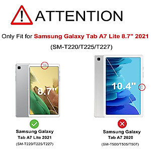 iZi Way for Samsung Galaxy Tab A7 Lite Case Pop It 2021 | SM-T220/T227/T225 Kids Boys, Fidget Poppet Pop Its Bubble Silicone Cover Stand Strap Pencil Holder for Samsung Tablet Tab A7 Lite 8.7" - Blue