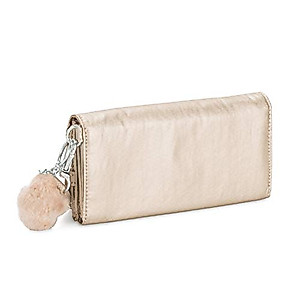 Kipling Rubi Large Wristlet Wallet - Starry Gold Metallic