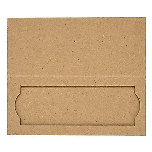 Heathrow HS9903 1-Place Cardboard Slide Holders (Pack of 25)