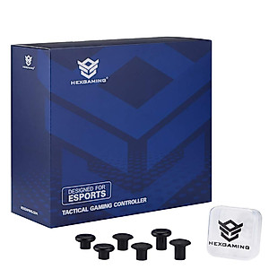 HexGaming Custom Esport Blade Controller 2 Paddle Buttons & Interchangeable Thumbsticks & Triggers Stop Compatible with Xbox Series X/S Custom Controller PC Wireles FPS Gaming Gamepad - WWII US