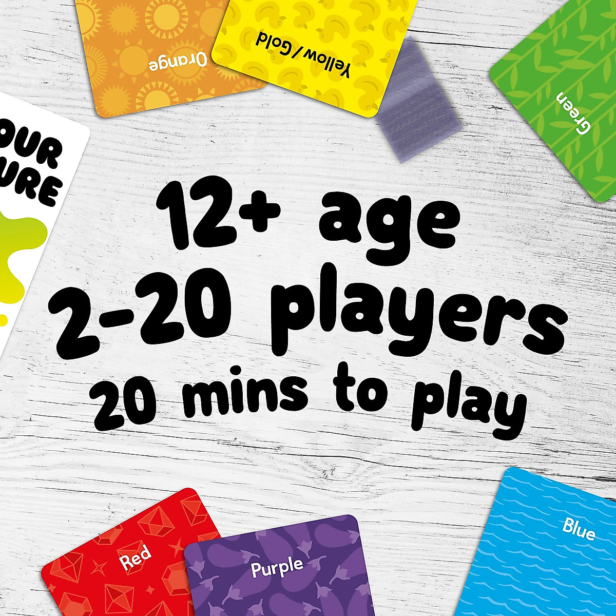 Colorbrain: Ultimate Family Board Game | Top Board Game for Kids and Adults | 2 - 20 players, Fun for All Ages