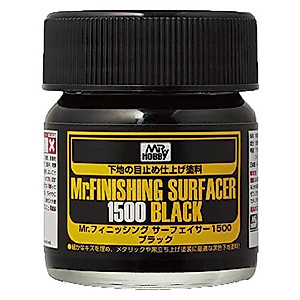 Mr. Finishing Surfacer 1500 Black Bottle