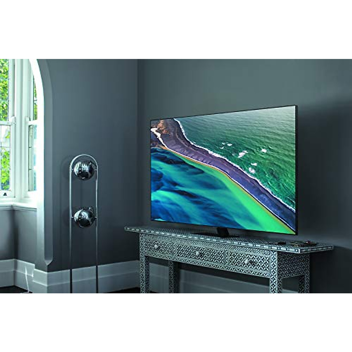 SAMSUNG 50-inch Class QLED Q80T Series - 4K UHD Direct Full Array 8X Quantum HDR Smart TV with Alexa Built-in (QN50Q80TAFXZA, 2020 Model)