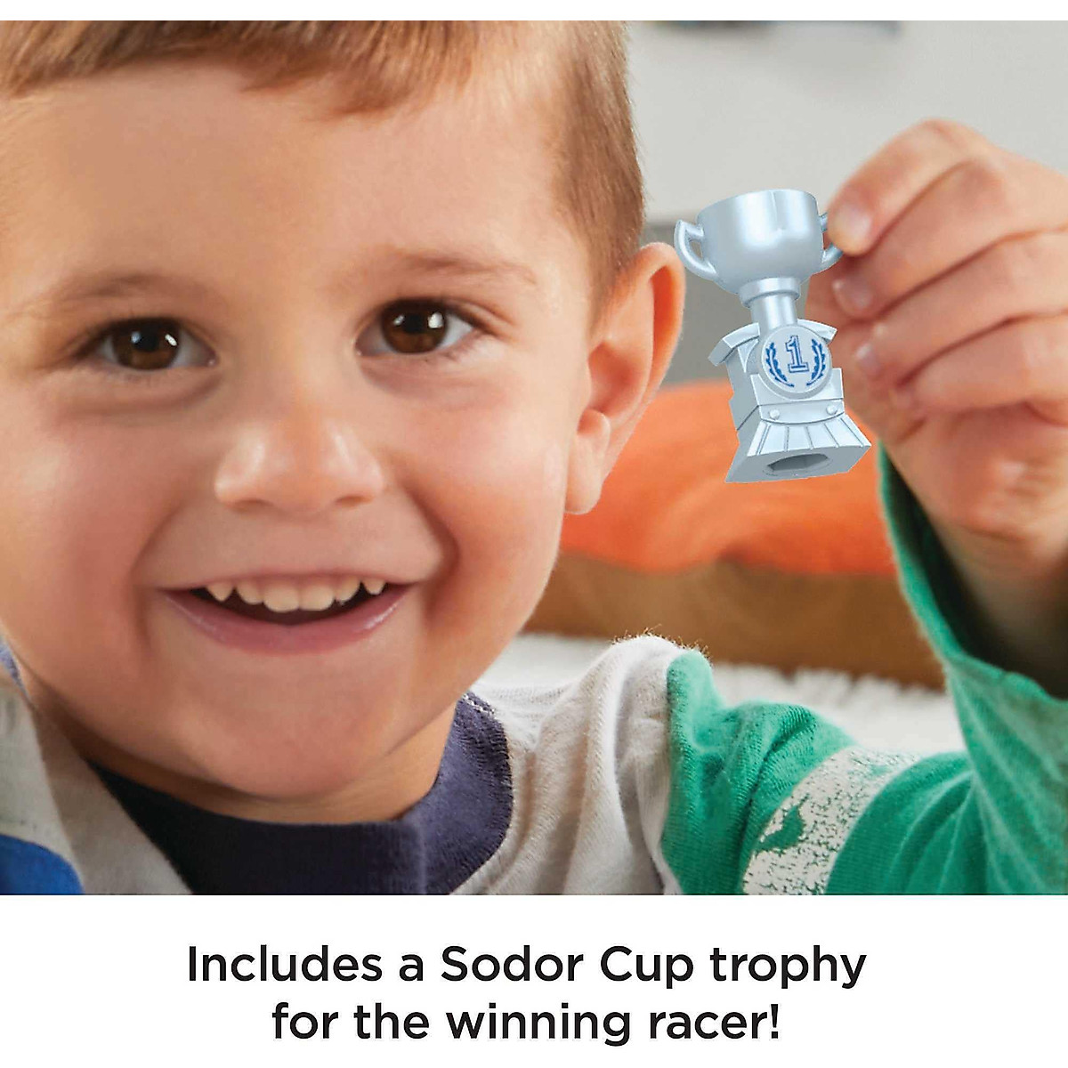 Thomas & Friends Diecast Toy Trains Sodor Cup Racers Set of 9 Push-Along Engines for Preschool Pretend Play Kids Ages 3+ Years