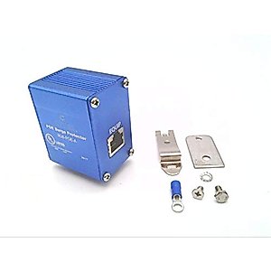 CITEL MJ8-POE-A Shielded Enclosure and CONNECTORS, RJ45, GIGABIT ETHERNET (CAT.5E), Surge Protector for POE++, UL497B, 2 KA Discharge Capability,Violet