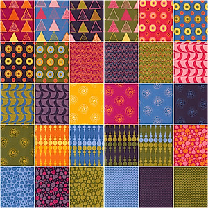 Creativity Shell Creativity Roars Jelly Roll 40 2.5-inch Strips Moda Fabrics 47540JR