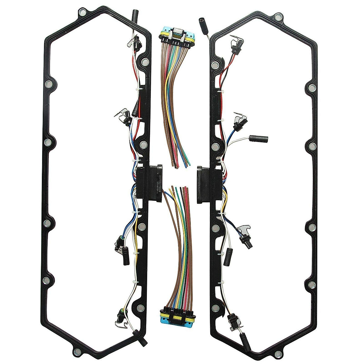 Valve Cover Gaskets w/Fuel Injector Powerstroke Glow Plug Injector Harness Pigtail Kit Fit for 1998-2003 7.3L Diesel Trucks Replaces 1379998 615-201 F81Z6584AA
