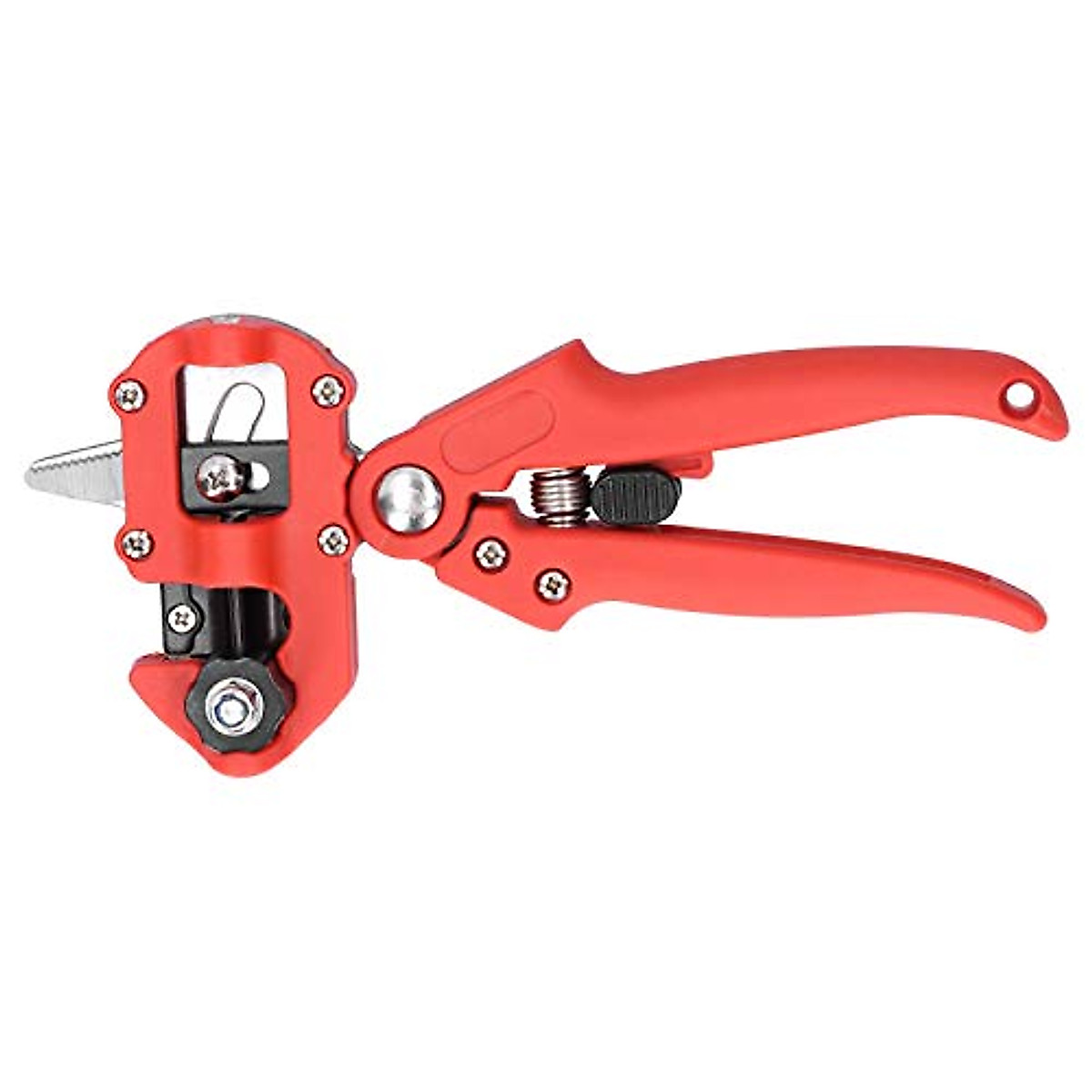 More Effective Garden Grafting Tool Set Precise and Perfect Cutting ABS Material Tree Grafting Graft Cutting Scissors for Gardening Grafting(red)