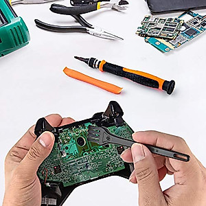 Sainwora PS4/PS5/XBOX Cleaning Repair Kit with PH00 PH0 and T6H T8H T9H T10H Torx Security Screwdriver for Playstation 4 Series Console and Controller Cleaning and Repair