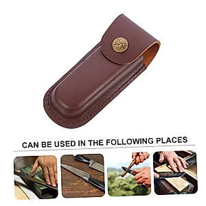 Housoutil 3pcs Leather Case Cutter Leather Belt for Belt Waist Belt Cutter Cover Tool Pouch Belt Pocket Belt Kitchen Kitchen Universal Skin