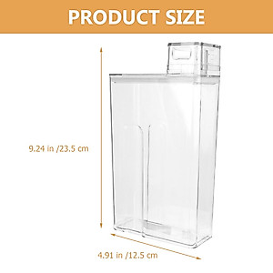 Alipis 2pcs Lotion Transparent Sub Bottle Refillable Containers Washing Powder Bucket Liquid Sub Bucket Laundry Soap Dispenser The Pet Dedicated Household Bucket