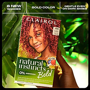 Clairol Natural Instincts Bold Permanent Hair Dye, F66 Dragon Fuchsia Hair Color, Pack of 1