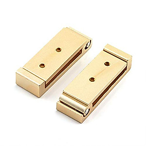 ZRM&E 3-Pack Folding Hooks Wall Door Clothes Coat Hat Bags Hangers Space Saving Racks Holder Aluminum Alloy Kitchen Bathroom Rustproof Towel Hooks Foldable Single Hook Gold