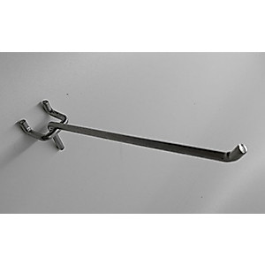 FixtureDisplays® 6" Peg Hook Pegboard Hook Pegwall Hook Wire Slatwall Hook Metal Peg Hook Metal Slatwall Hook 16736