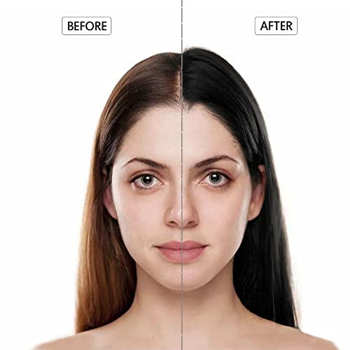 Hair Dye Shampoo 3 in 1, Black Hair Dye 13.5 FL Oz, Black Hair Shampoo, Semi-Permanent Black Hair Dye Shampoo, 100% Gray Hair Coverage, Effect in 5 Minutes, Lasts 30 Days Hair Color Shampoo (black)