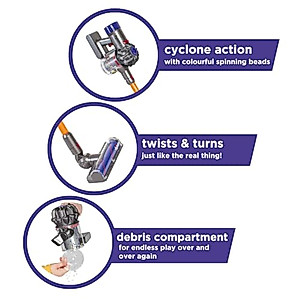 Casdon Dyson Cordless Vacuum Interactive Toy for Children Aged 3+