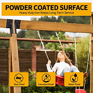 A-Frame Brackets Swing Set Bracket with Mounting Hardware