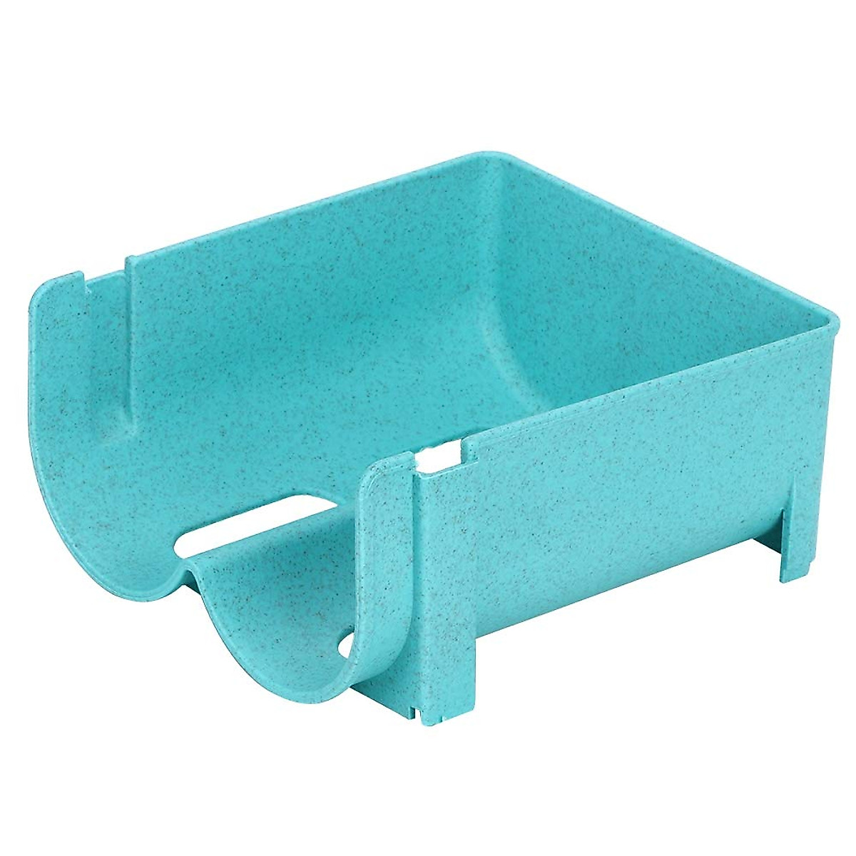 LIZEALUCKY Standing Stackable Beer can Holder Canned Beverage Storage Rack Refrigerator Beverage Organizer(Blue)