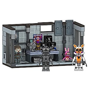 Five Nights at Freddy's Sister Location Series 3 Private Room Construction Set with Lolbit and Jumpscare Freddy Figures