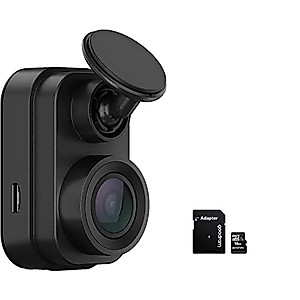 Garmin Dash Cam Mini 2, 1080p, 140-degree FOV, Incident Detection Recording (International Version) and 16GB SD Card Included, Black