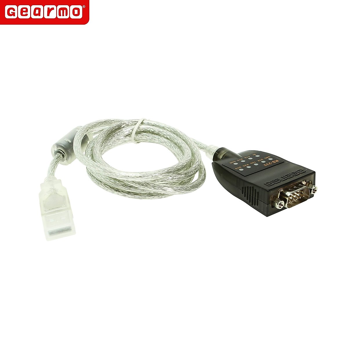 USB to RS-232 Serial Adapter w/LED Indicators Windows 11 Support