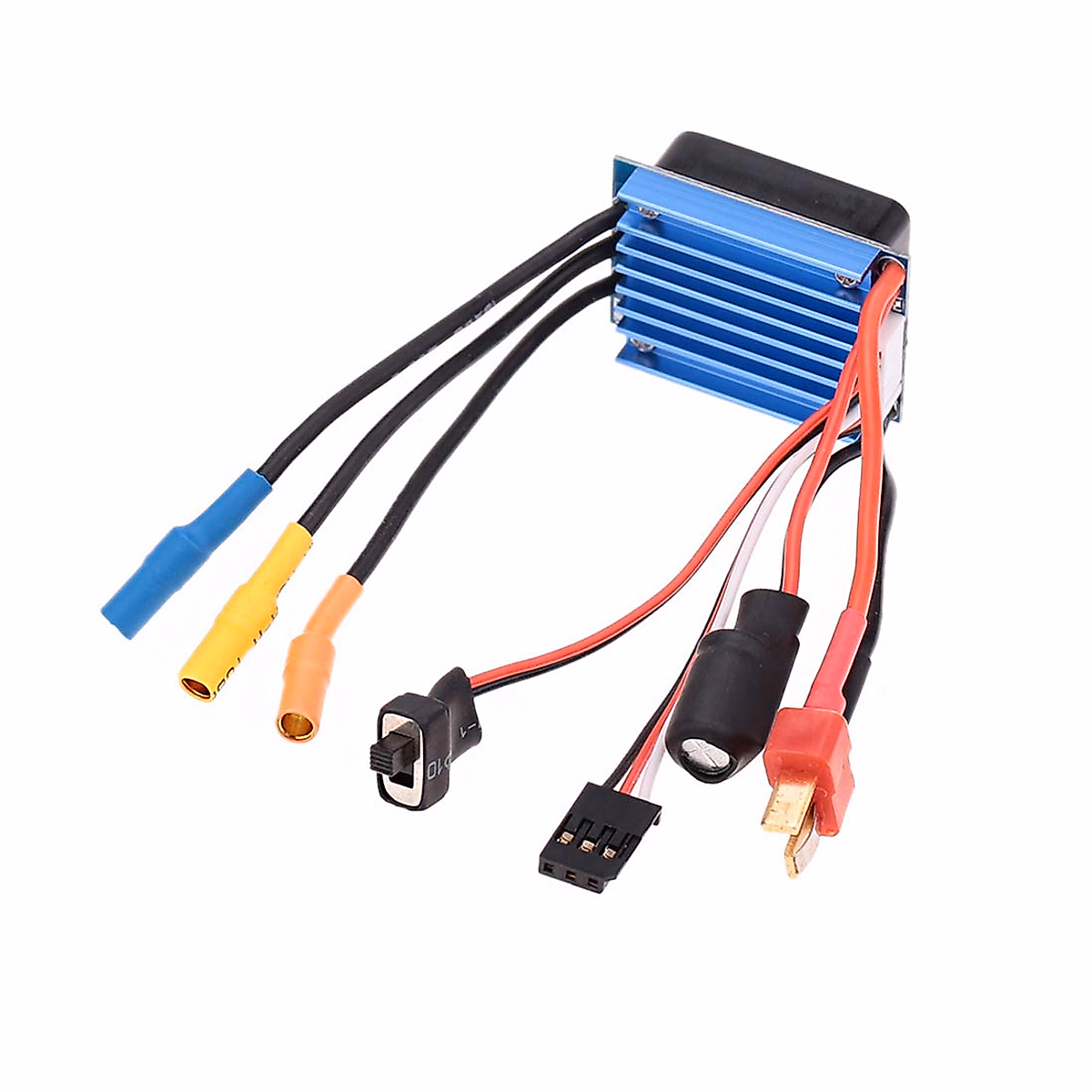 Surpass Hobby 2430 5800KV 7200KV 4P Sensorless Brushless Motor & 25A Brushless ESC Electric Speed Controller for 1/16 1/18 RC Car Truck Model (7200KV)