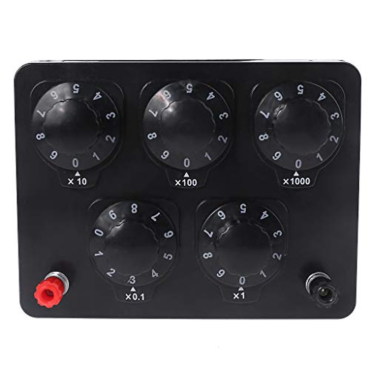 HELYZQ 0-9999.9 Ohm Variable Resistance Box Decade Resistor Experimental Equipment for Physical School Teaching