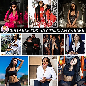 5x5 HD Lace Closure Wigs Human Hair Straight 5x5 Closure Wig 24 Inch Closure Wigs Human Hair Pre Plucked with Baby Hair 12A Unprocessed Virgin Human Hair Wig 180% Density for Women Natural Color