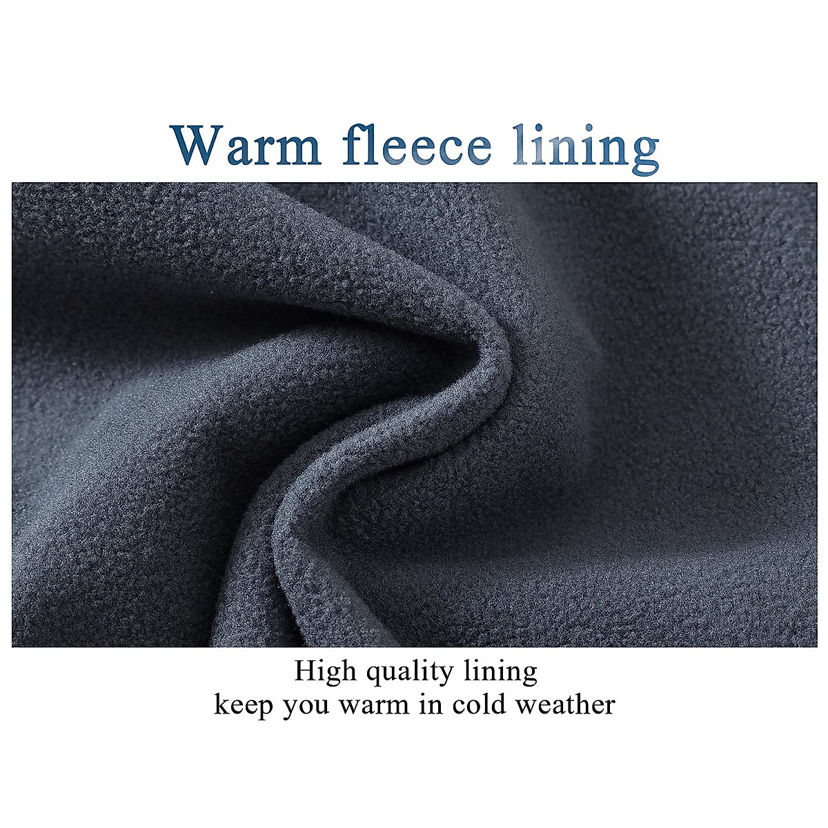 Gopune Women's Windproof Waterproof Sportswear Outdoor Hiking Fleece Pants (Grey Blue,L)