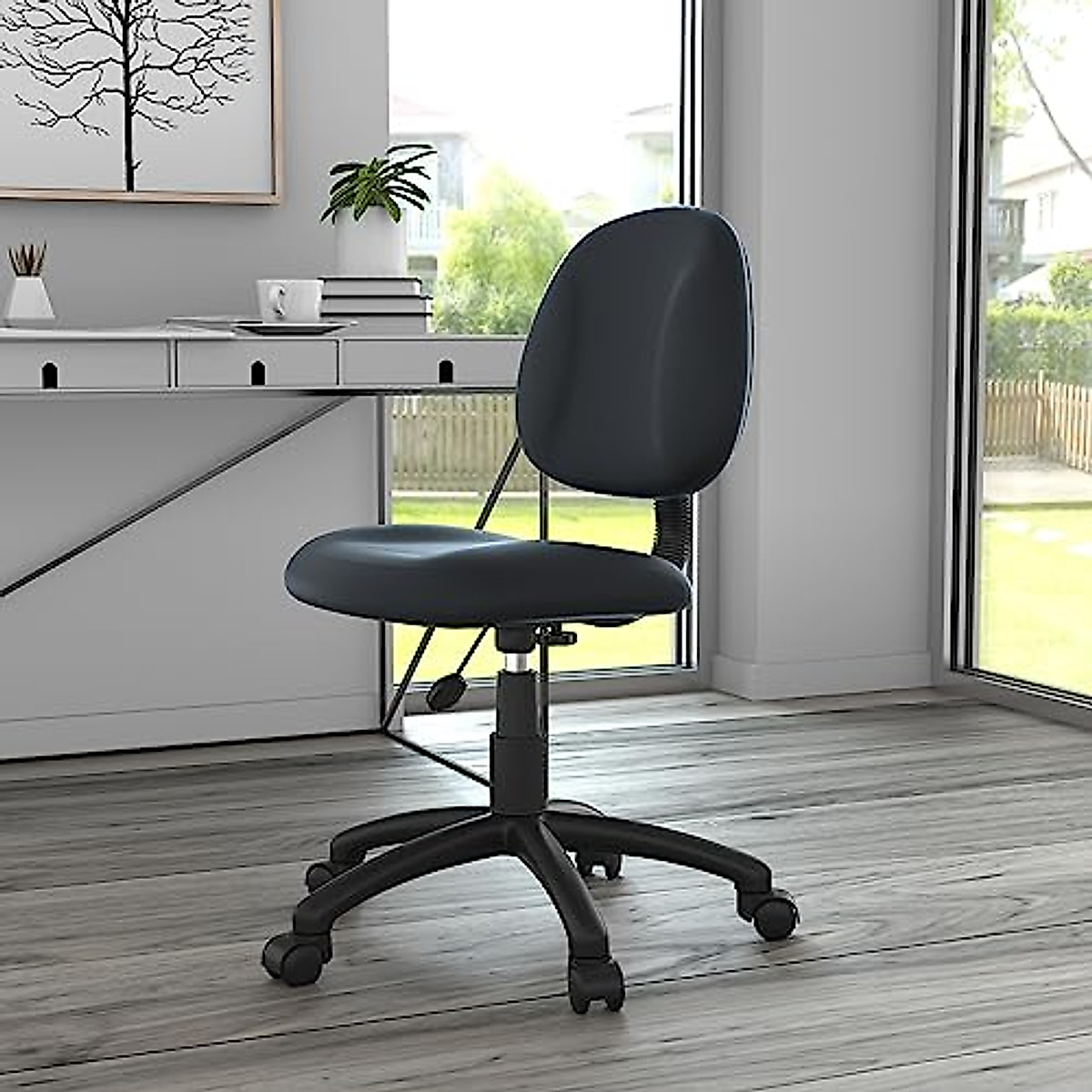 Boss Office Products Posture Task Chair, No Arms, Black