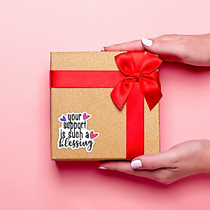 Littlefa Your Support is Such a Blessing Stickers,Thank You for Your Order Stickers Stickers,Thank You Stickers,Thank You for Your Support Stickers for Business Packaging 500 PCS