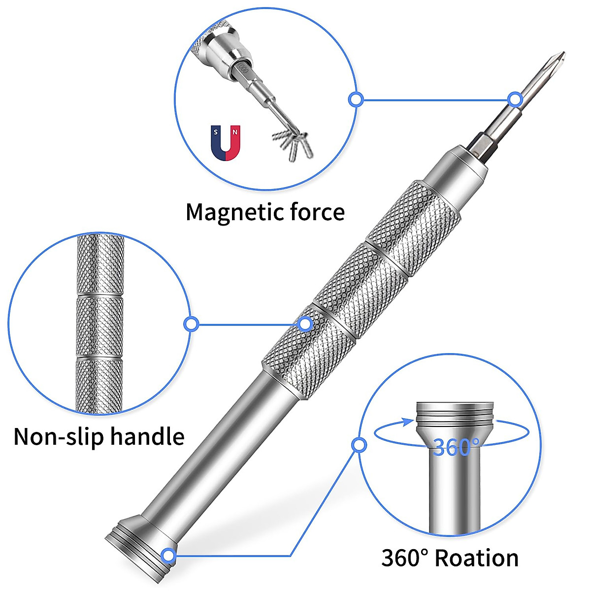 Showpin Game Repair screwdriver Kit: 23N1 MIni screwdriver set with Xbox Y00 T6 T8 T9 T10 Bit for Video Game Console controller for Nintendo Switch JoyCon PS4 PS5 Xbox
