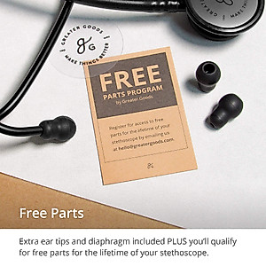 Greater Goods Deal-Head Stethoscope (Triple Black, Basic)