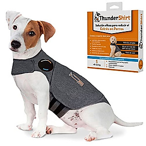 ThunderShirt Classic Dog Anxiety Jacket, Heather Grey, Small
