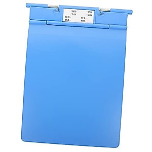 STOBOK Case Folder Nursing Clip Board Paper Folder Digital Writing Pad File Folder A4 Paper Clip Nurse Clipboard Paper Clipboard Exam Paper Base Recording Board Abs Office Number Notebook