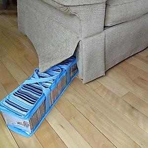 Evelots CD Organizer-Storage-Strong Fabric/Handle-Hold Total 184 CD's-Set/4 Bags