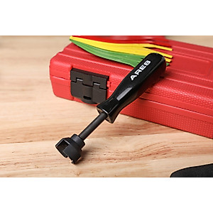 ARES 70191 - Brake Spring Compressor Tool - Provides Leverage to Remove and Install Stubborn Hold-Down Springs of Drum Brakes