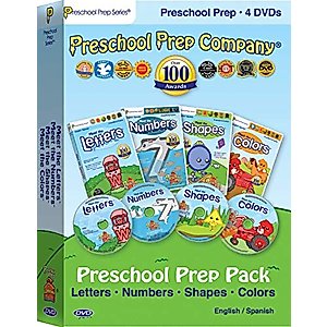 Meet the Letters, Meet the Numbers, Meet the Shapes, Meet the Colors - 4 DVD Boxed Set