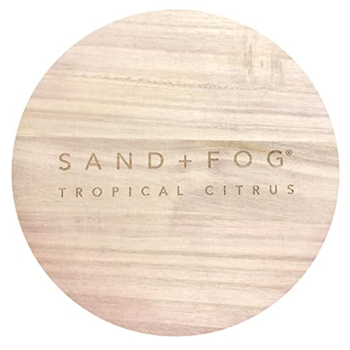 Sand + Fog Scented Candle - Tropical Citrus Additional Scents and Sizes 100% Cotton Lead-Free Wick Luxury Air Freshening Jar Candles Perfect Home Decor for Your Cocktail Table 34 oz, Orange,Violet